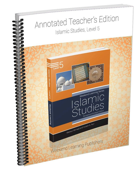 Weekend Learning Islamic Studies Teacher's Manual - Level 5 – Al ...